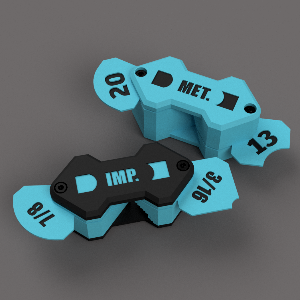 Radius Gauge Set - Imperial and Metric por JohnMartin | Descargar ...