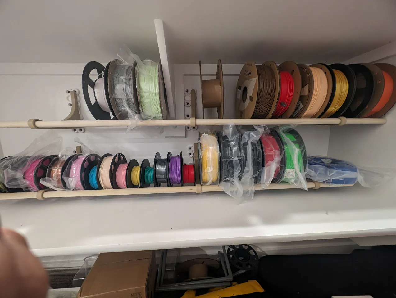 [Multiboard] Modular and Extensible Spool Storage by AnuragD | Download free STL model ...