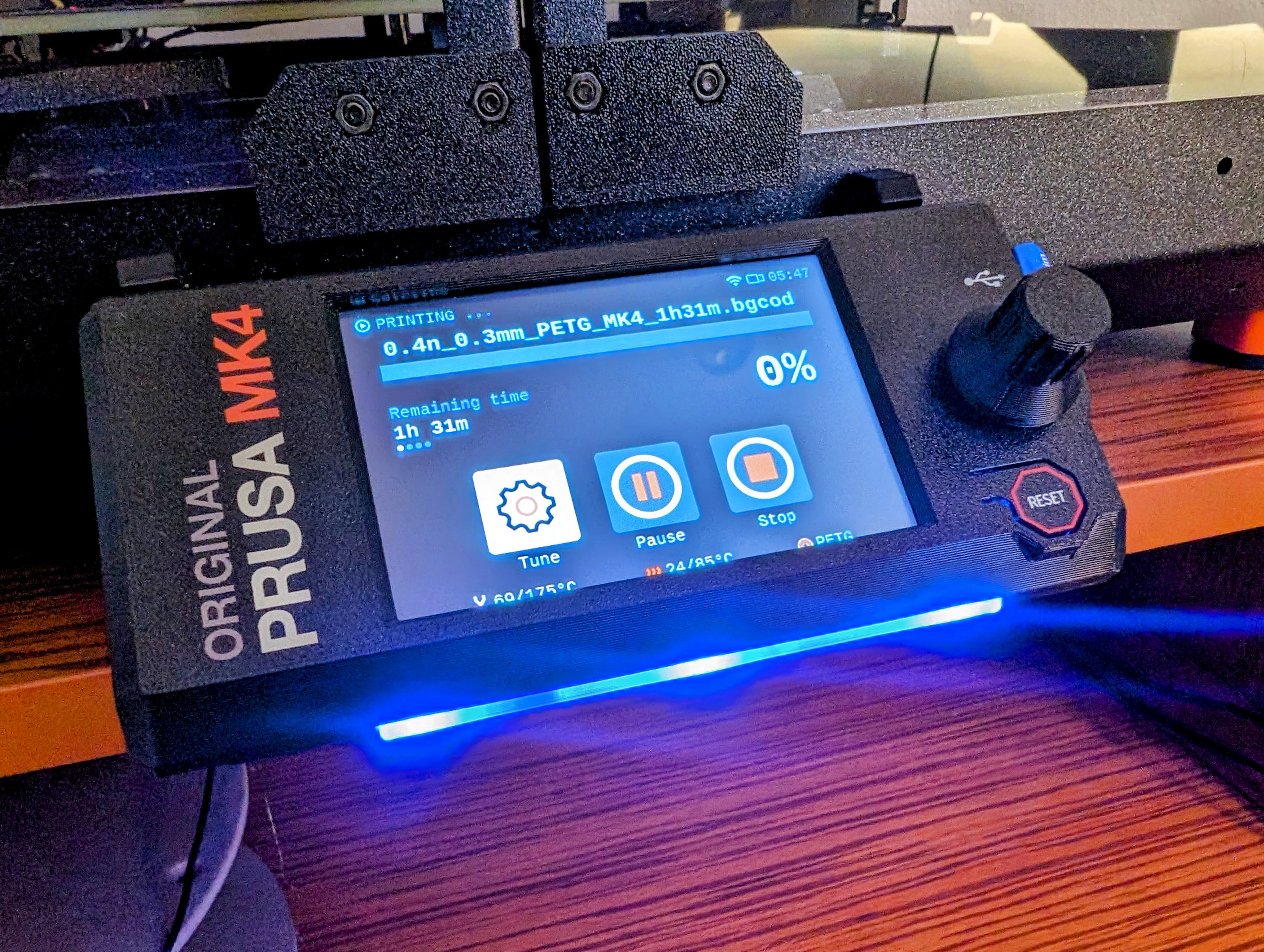 MK4S / MK4 Led Status Bar by Angelo Tadres | Download free STL model ...