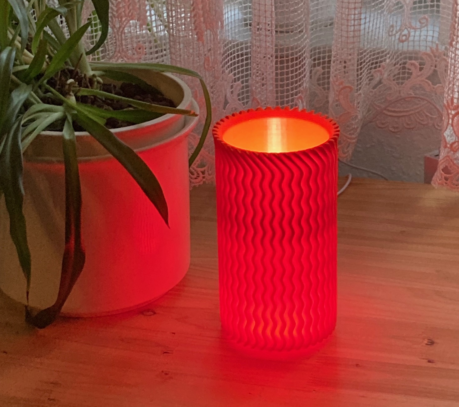 Lamp #60 - Finned abstract shade for Bambu Lamp Kit 001 by Sink ...