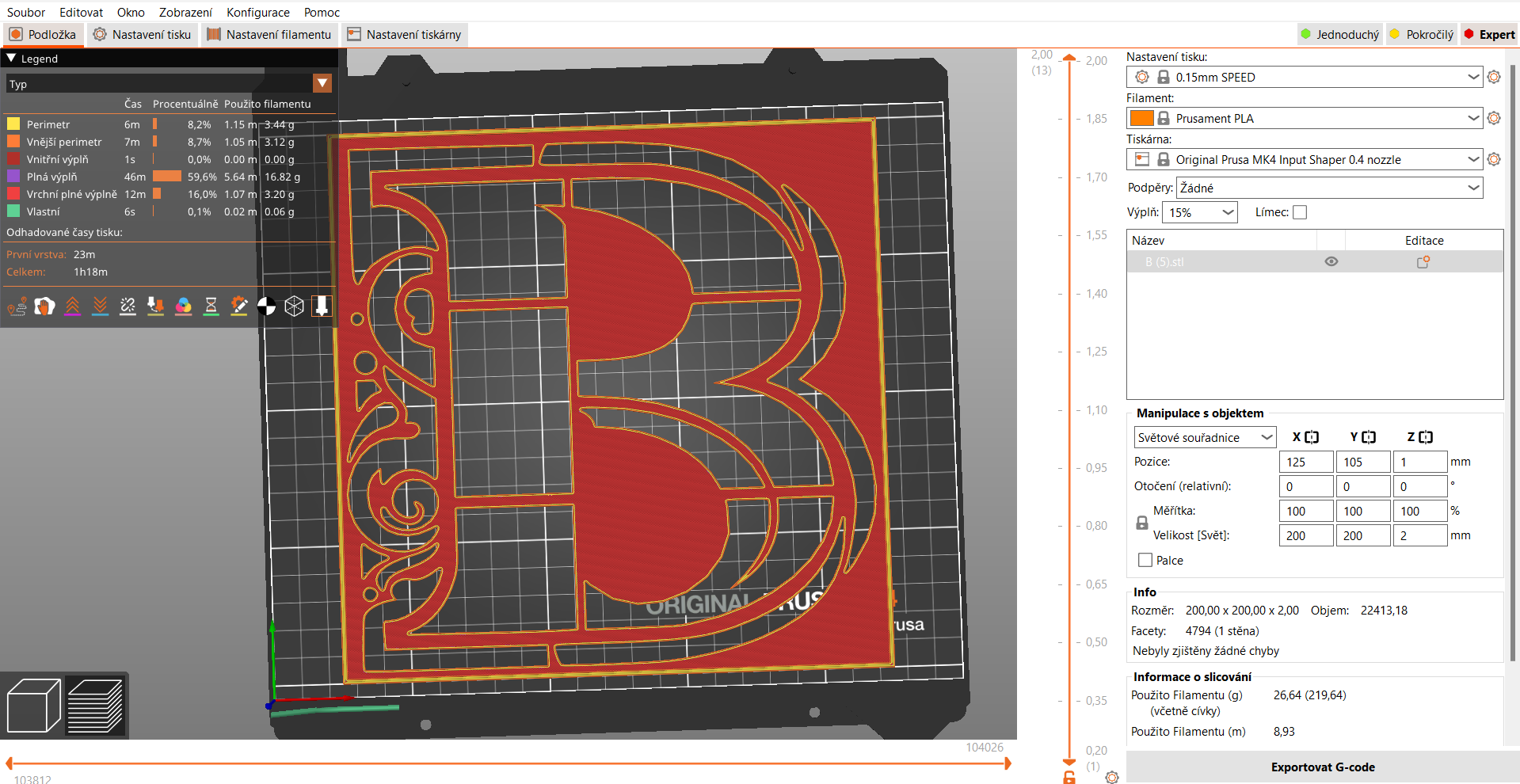 Stencil: Letter B (version 1) por Nina Máčová | Descargar modelo STL ...