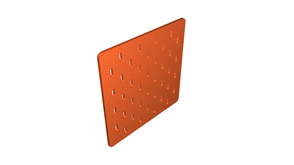 IKEA SKÅDIS Pegboard Template by Yury Komarov | Download free STL model ...