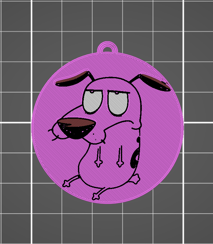 Llavero Coraje - Courage by The_GerardGonzu | Download free STL model ...