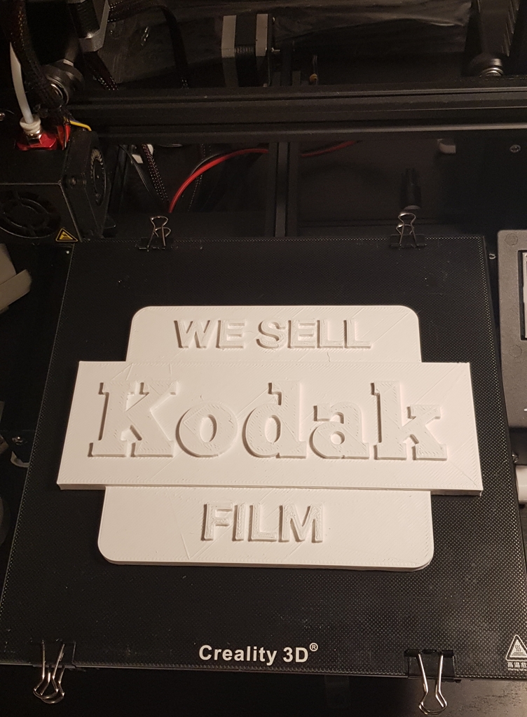 Kodak Sign - Analog Photography by KEKO | Download free STL model ...
