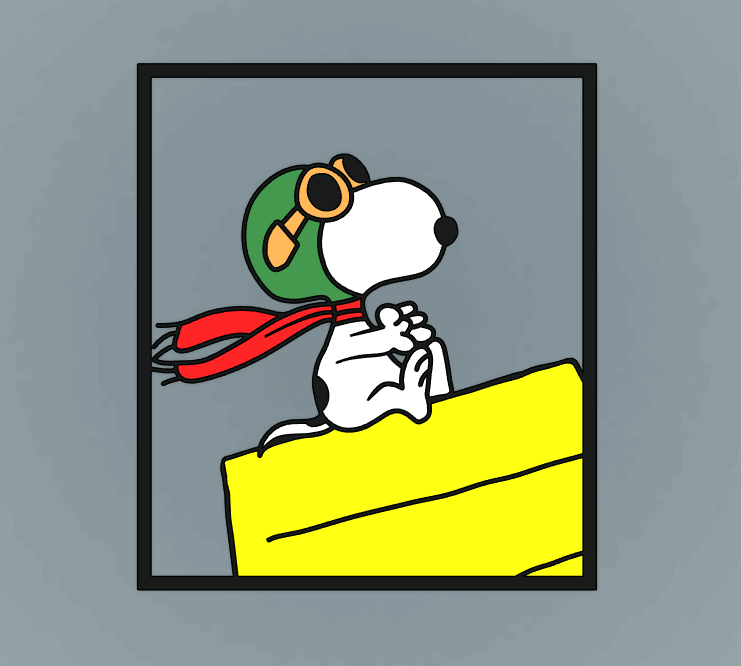 Snoopy Flying by DickF | Download free STL model | Printables.com