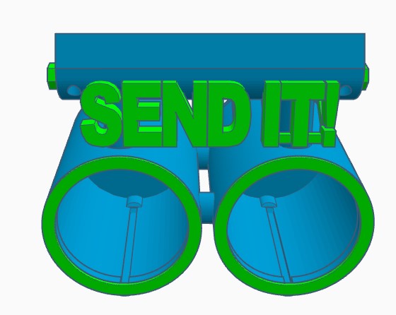 Beta V3 - SEND IT! Overhead Backlit Double 85mm Gauge Pods (read ...