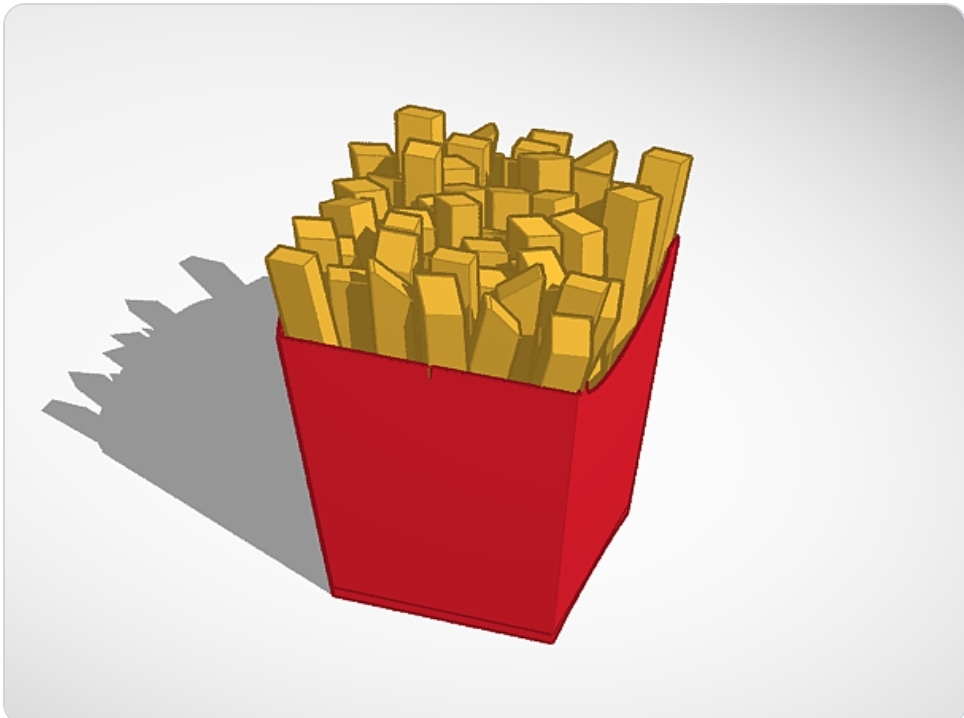 Fries bag pencil toy by Bob | Download free STL model | Printables.com