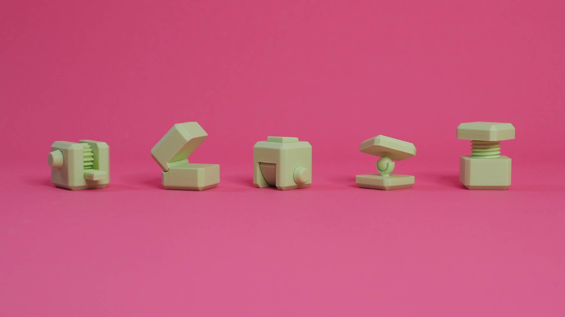 3D Printed Mechanism Cubes by PrintLab | Download free STL model ...