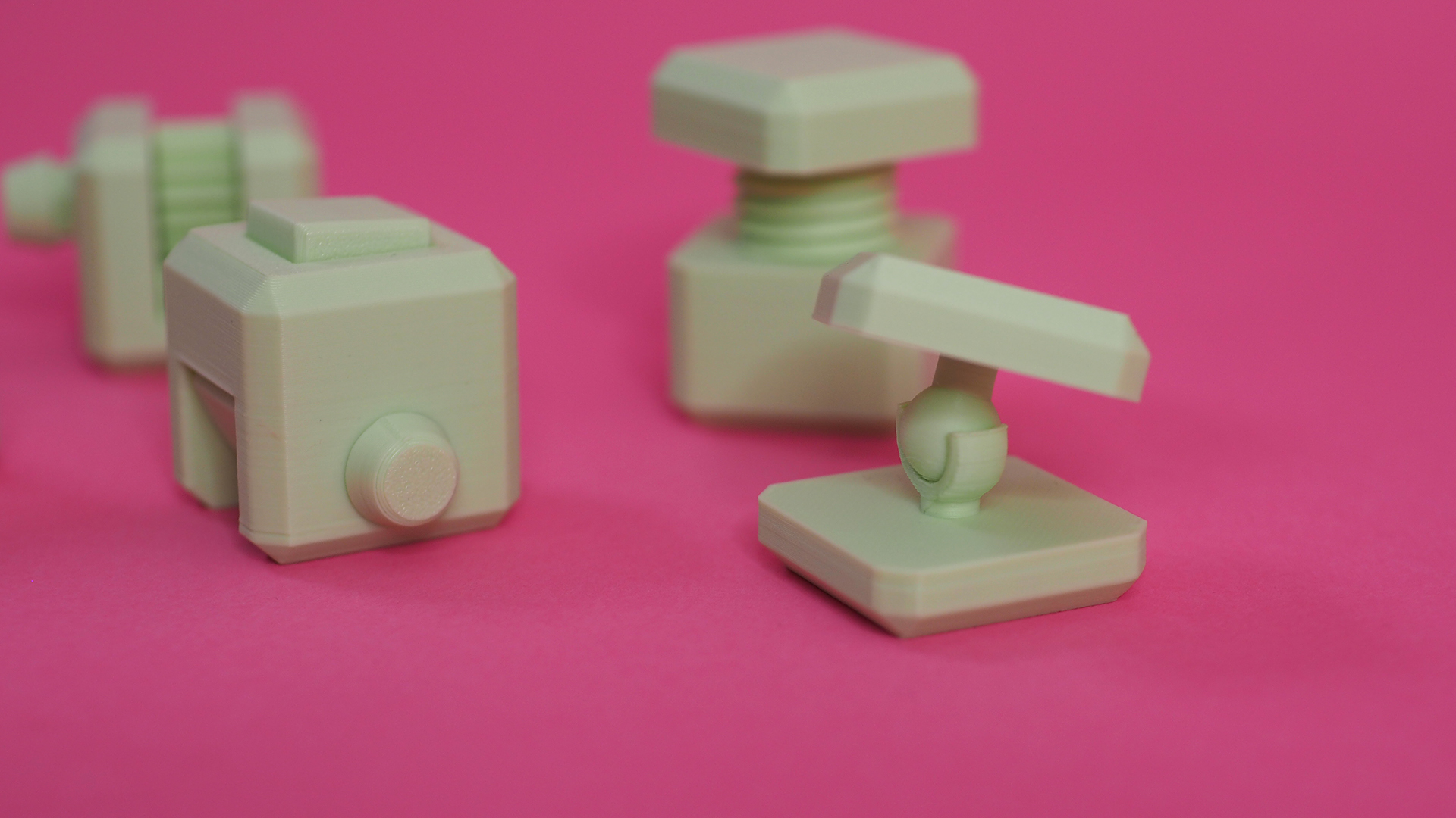 3D Printed Mechanism Cubes by PrintLab | Download free STL model ...