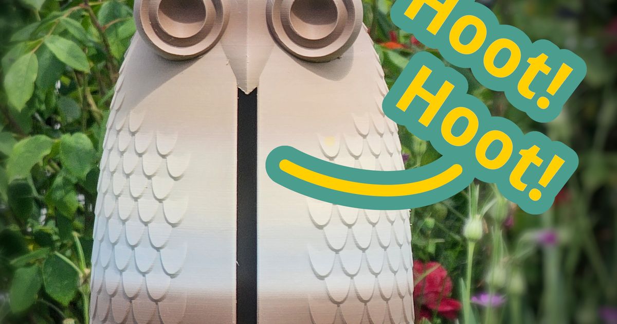 Hoot Hoot! Hooting Owl by christopher-auer | Download free STL model ...