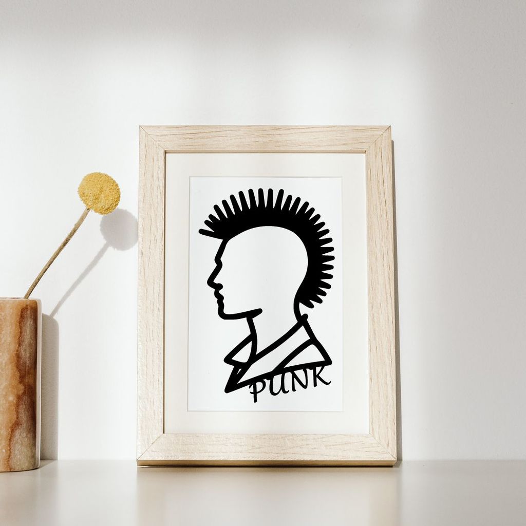 Punk wall or table decoration by kutnohormac | Download free STL model ...