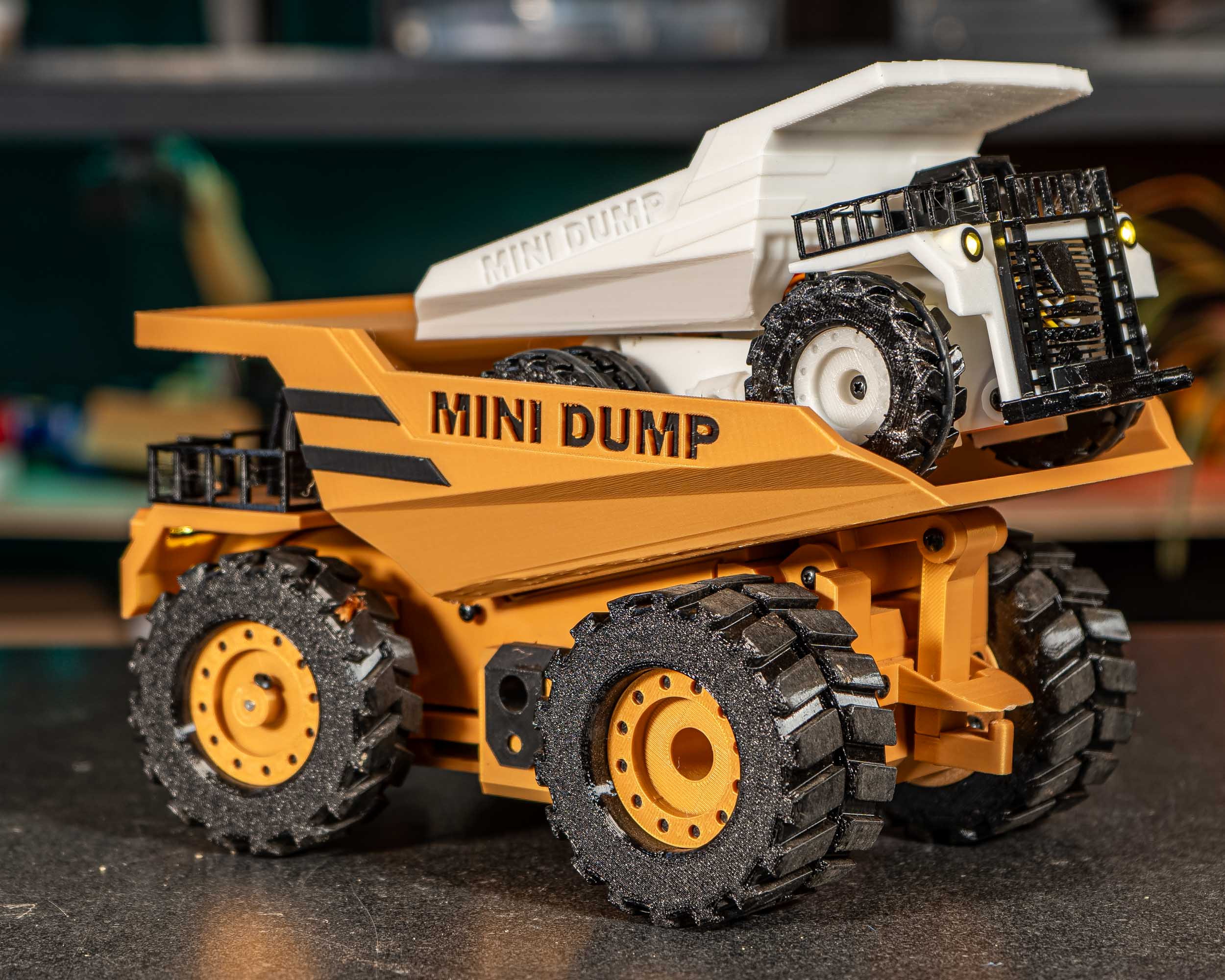 V3.0 - DIY RC DumpTruck by ProfessorBoots | Download free STL model | Printables.com
