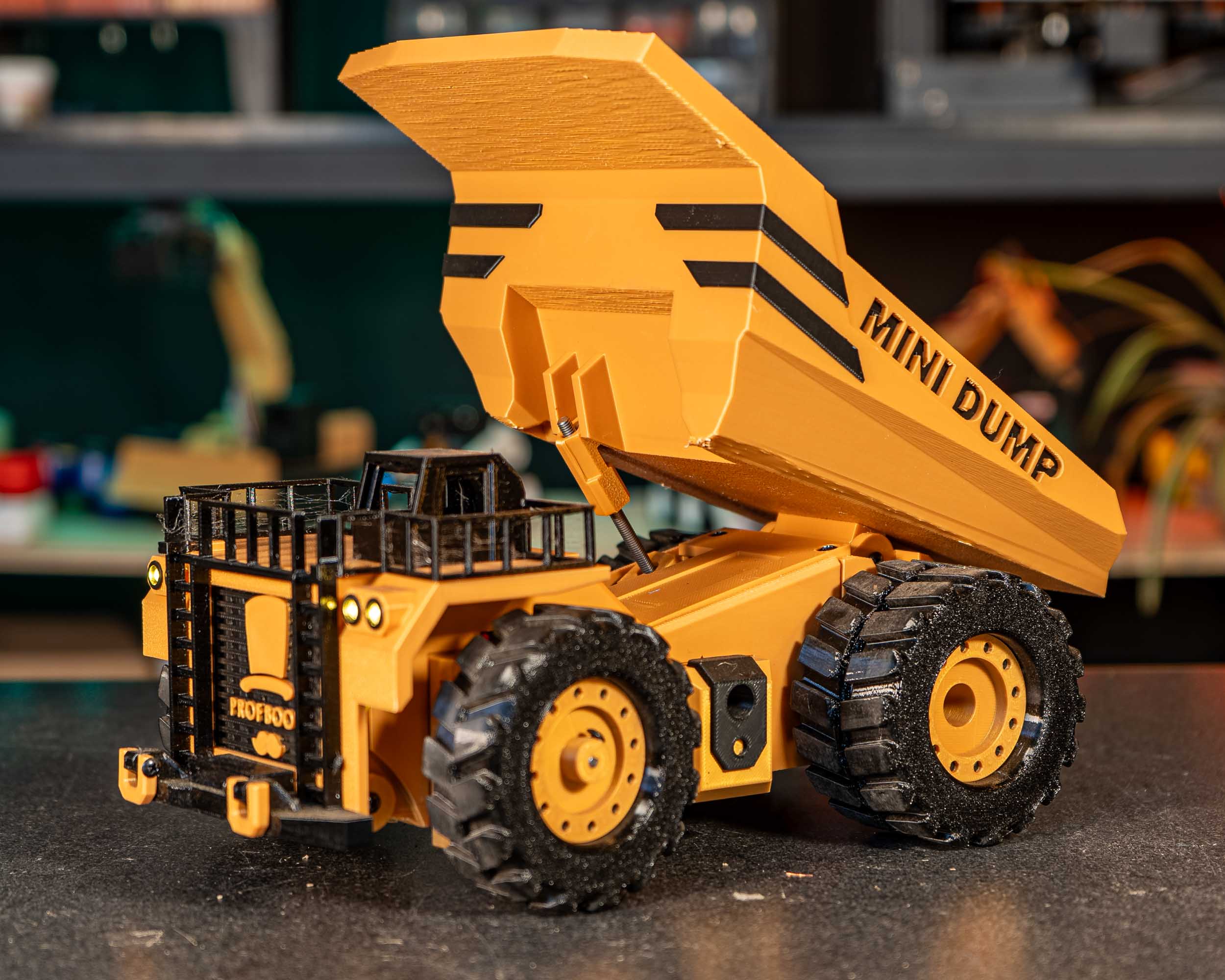 V3.0 - DIY RC DumpTruck by ProfessorBoots | Download free STL model ...