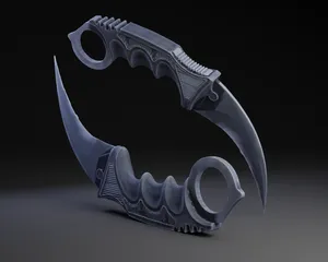 Karambit Knife CS:GO / 3d file by RataMojada | Download free STL model ...