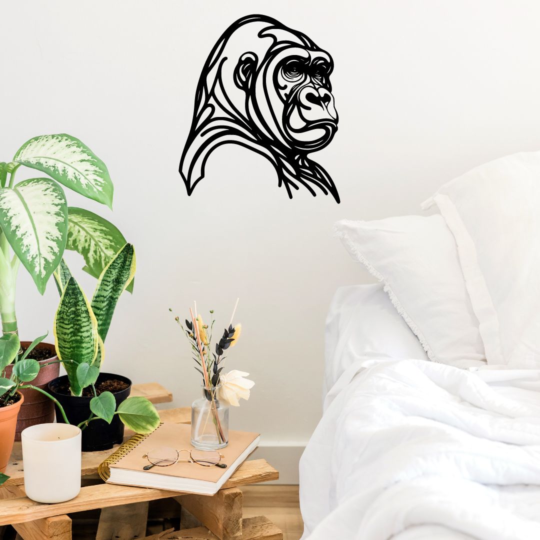 Gorilla portrait wall or table decoration by kutnohormac | Printables Store