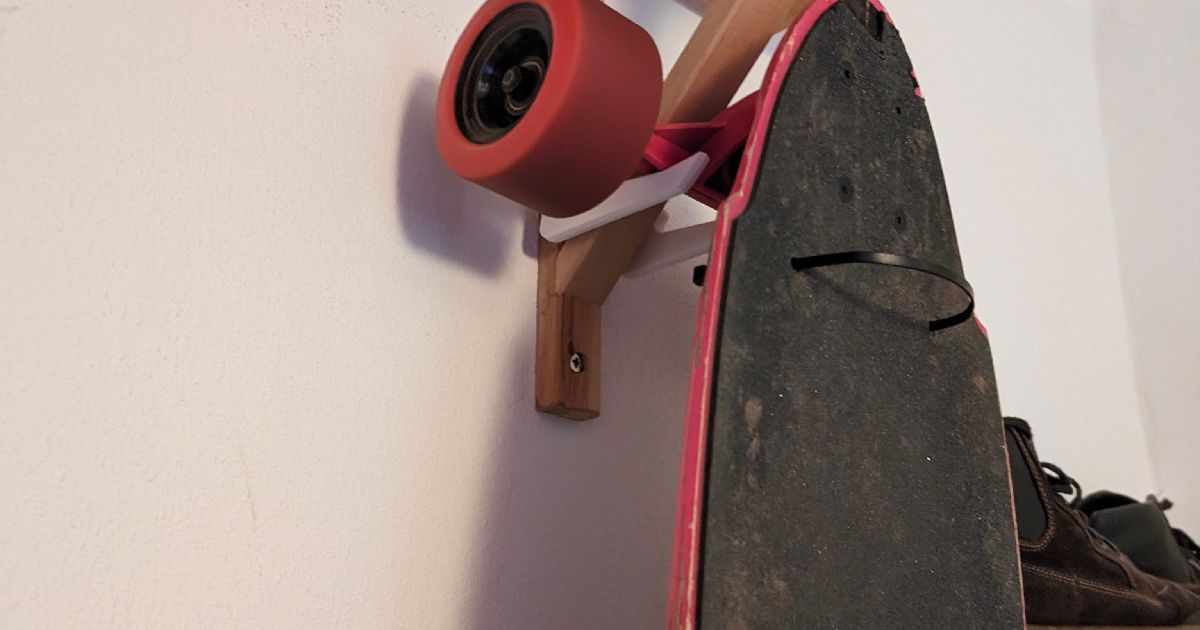 (Longboard) Hanger/Holder/Hook for Ikea Ekby Bracket by Exellent ...