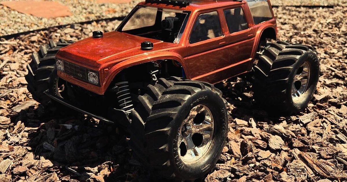 DJI FPV mount for Traxxas Stampeed 4x4 Old chassis by Trajan | Download ...