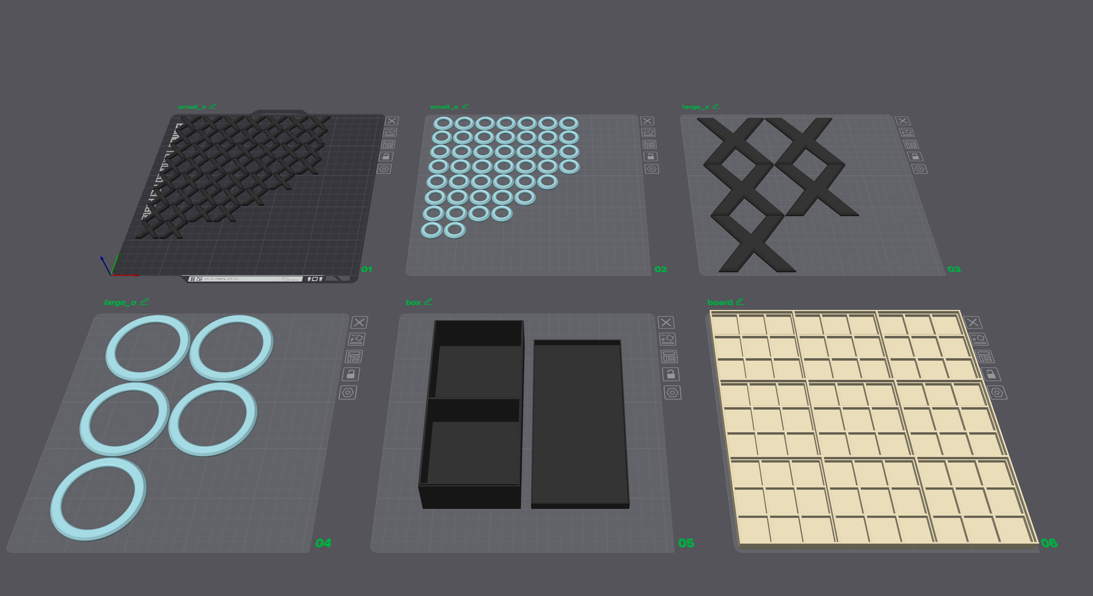 Ultimate Tic-Tac-Toe board & pieces da Alex Matier | Scarica il modello ...