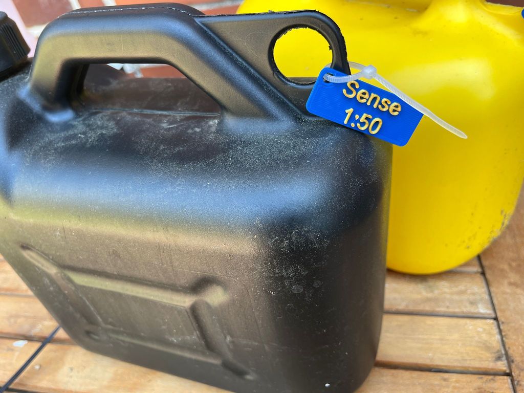 Labels for gas cans by Rene Berthold | Download free STL model ...