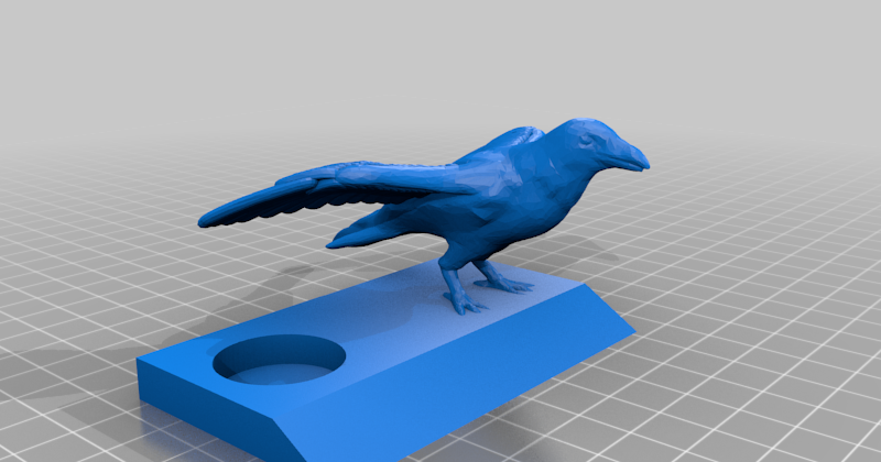 Trophy Stand with Crow for 12 Gauges Shotgun Shell by Rene Berthold ...