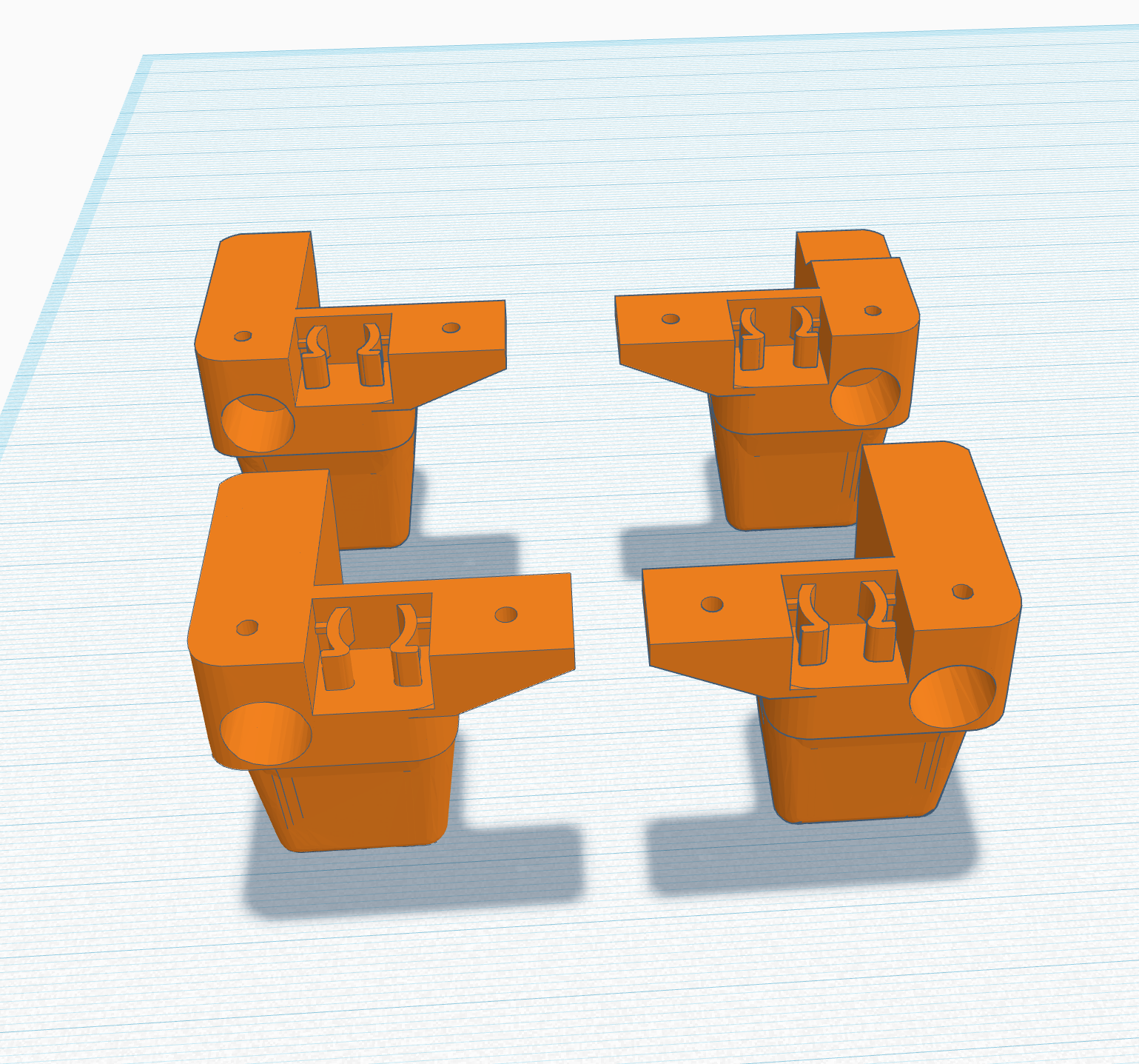 FRACTAL TERRA CASE FEET 25MM FAN by REDDLINE | Download free STL model ...