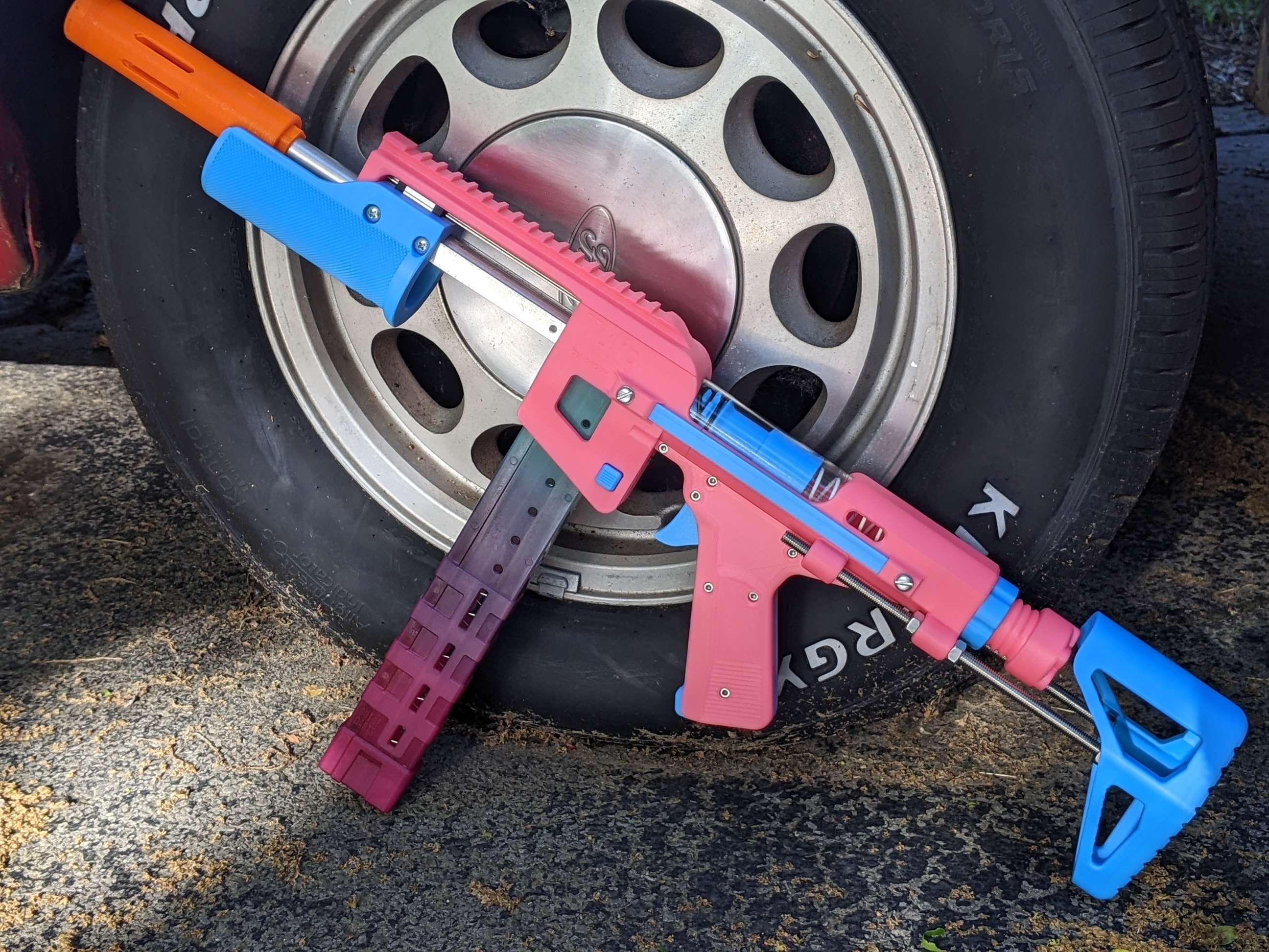 Tulip Custom Compact Nerf Blaster by fempoppy | Download free STL model ...