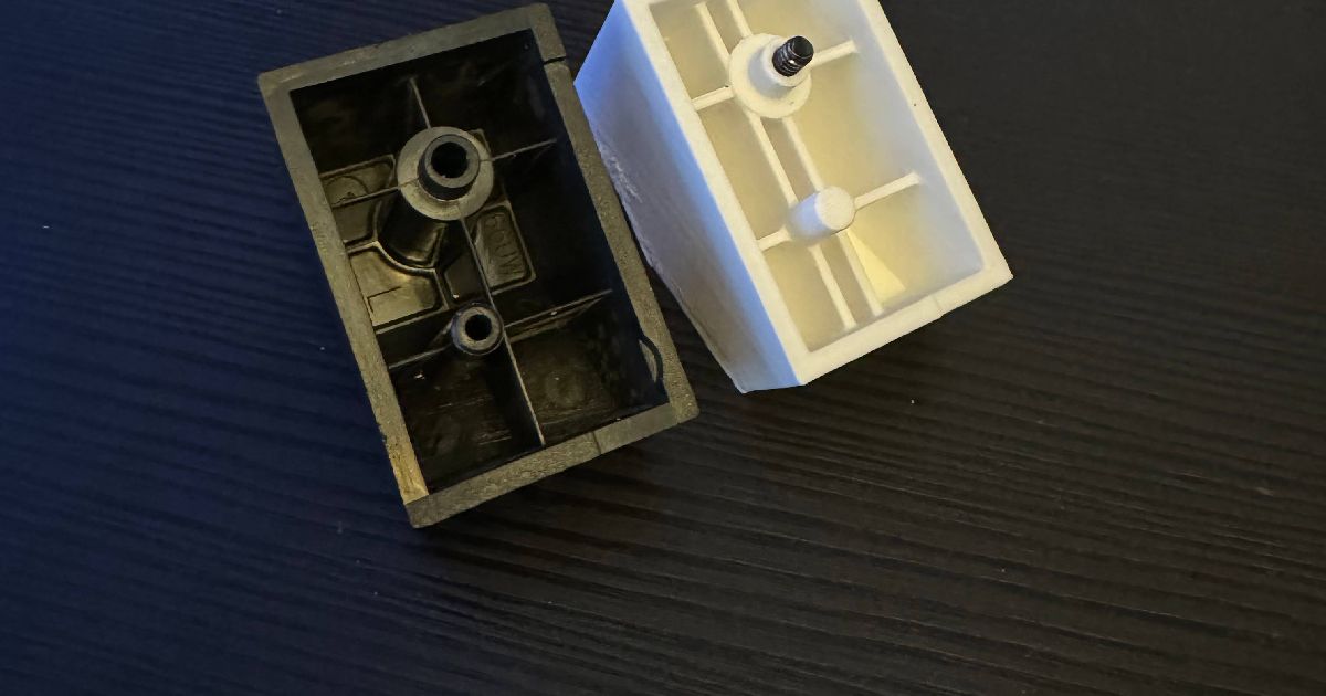 Corsair 4000d case rear foot (STEP+f3d) by jackdog50 | Download free ...