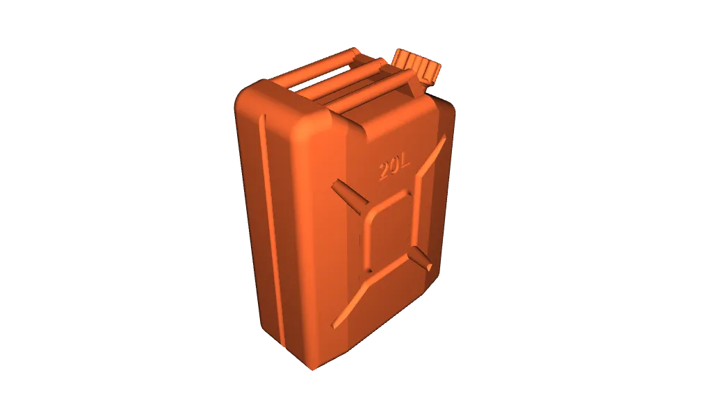 Fuel Tank 20L Keychain by Info Sakkez | Download free STL model ...