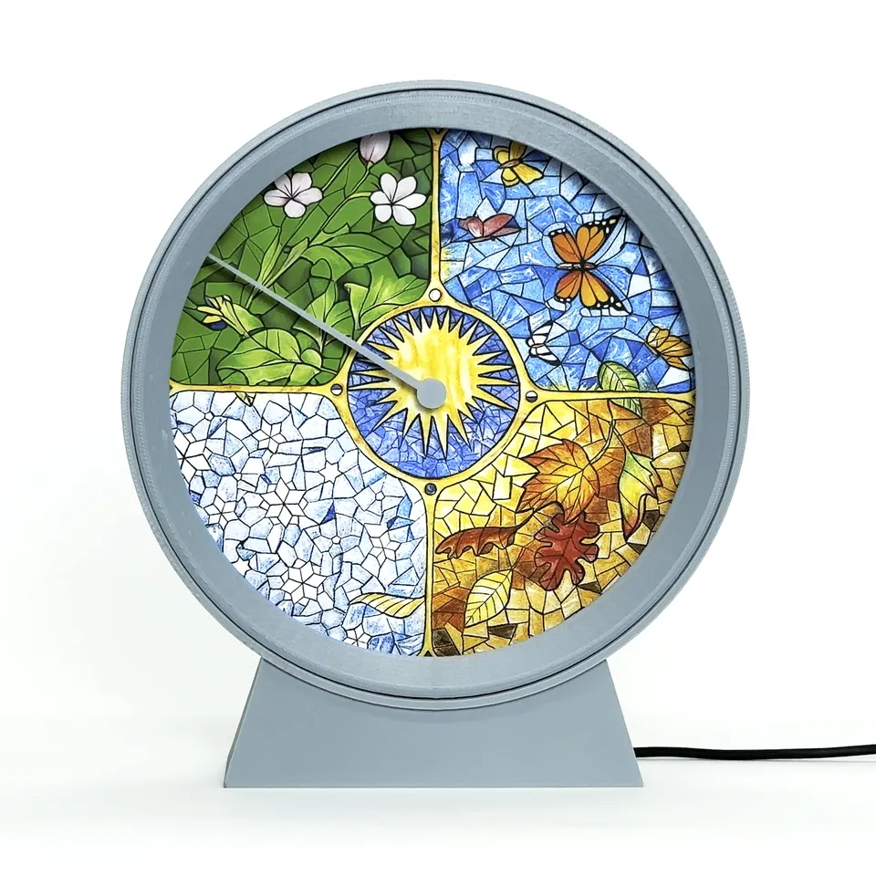 Annual Clock by MST8K | Download free STL model | Printables.com