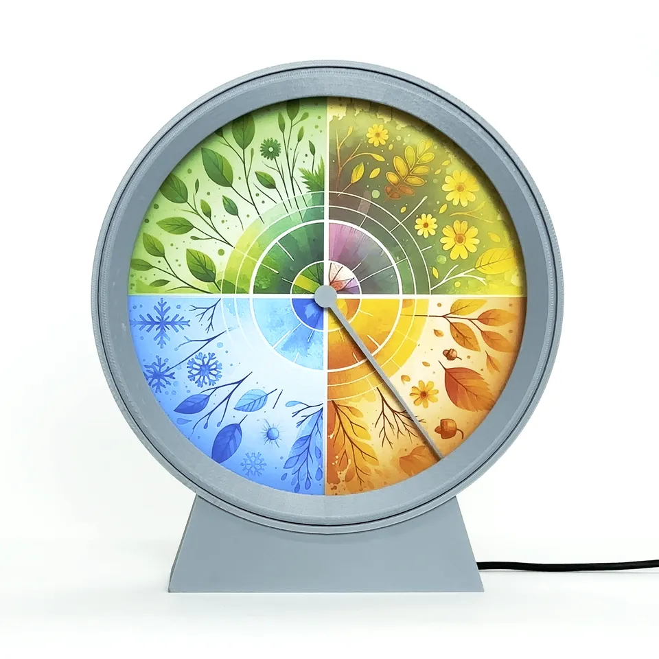 Annual Clock by MST8K | Download free STL model | Printables.com