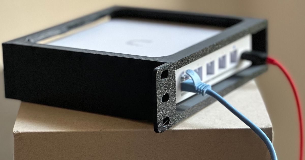 19" and 10" rack mount UniFi UXG Max / UniFi UCG-Ultra / UniFi UCG-Max autorstwa Samuel Orsenne ...