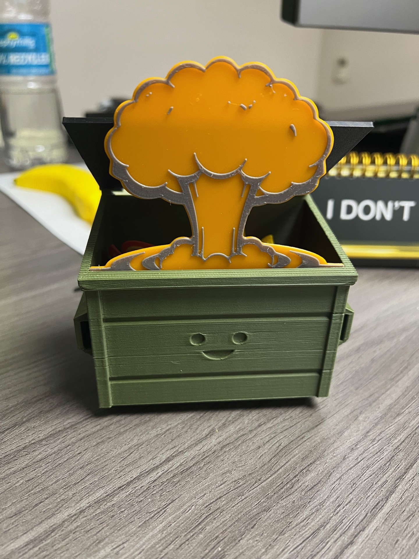 Dumpster Fire Nuclear Explosion by BillyMac | Download free STL model ...