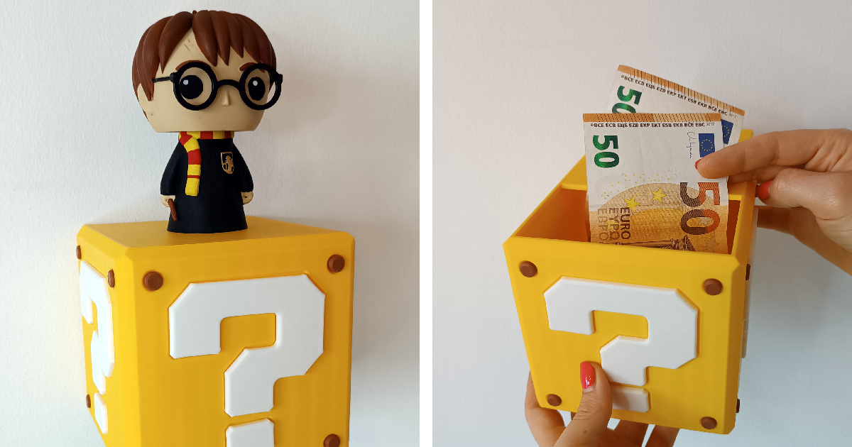 Super Mario Hidden Storage Shelf par Valeria Momo | Boutique Printables