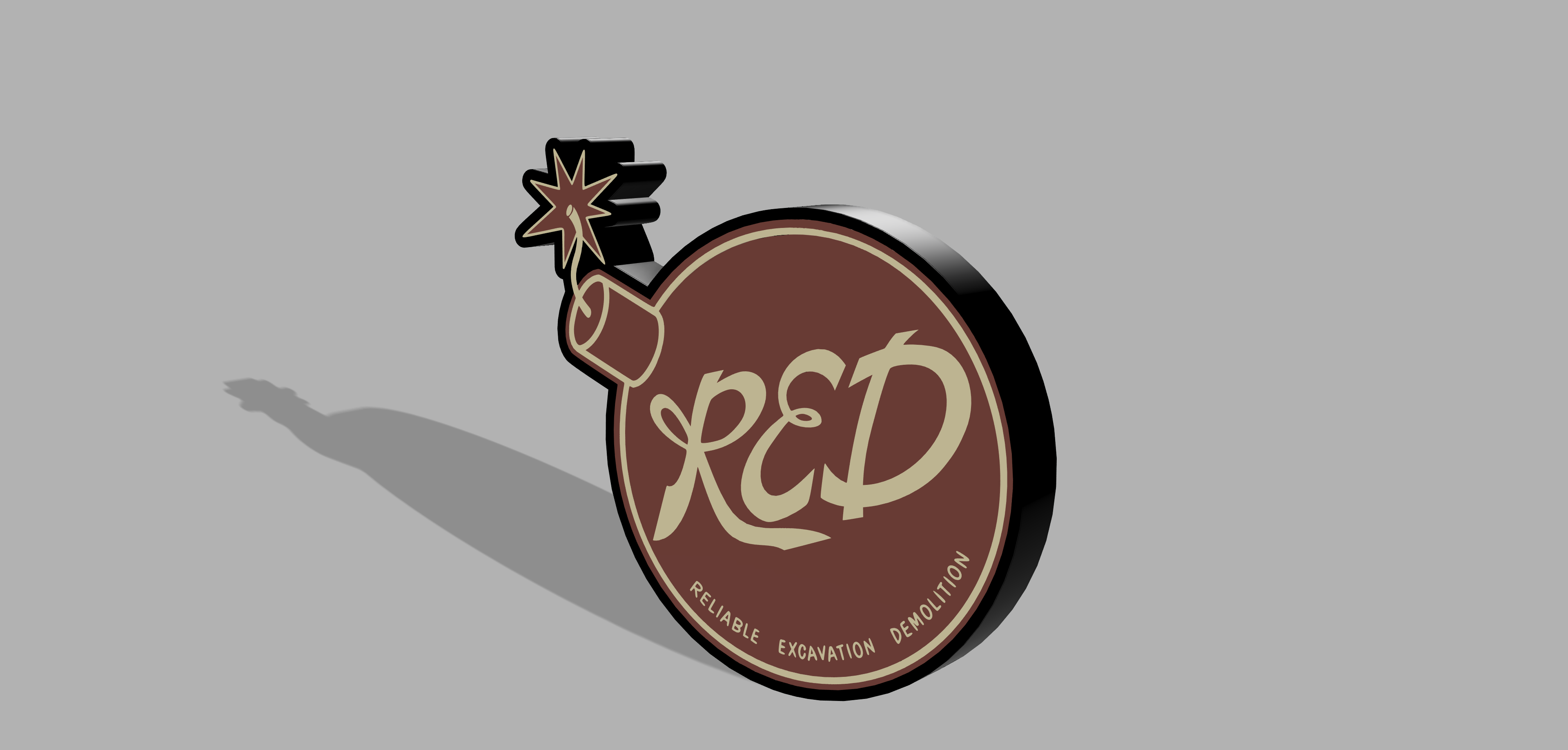 Team Fortress 2 - Red Sign Lightbox by Chris J | Download free STL ...