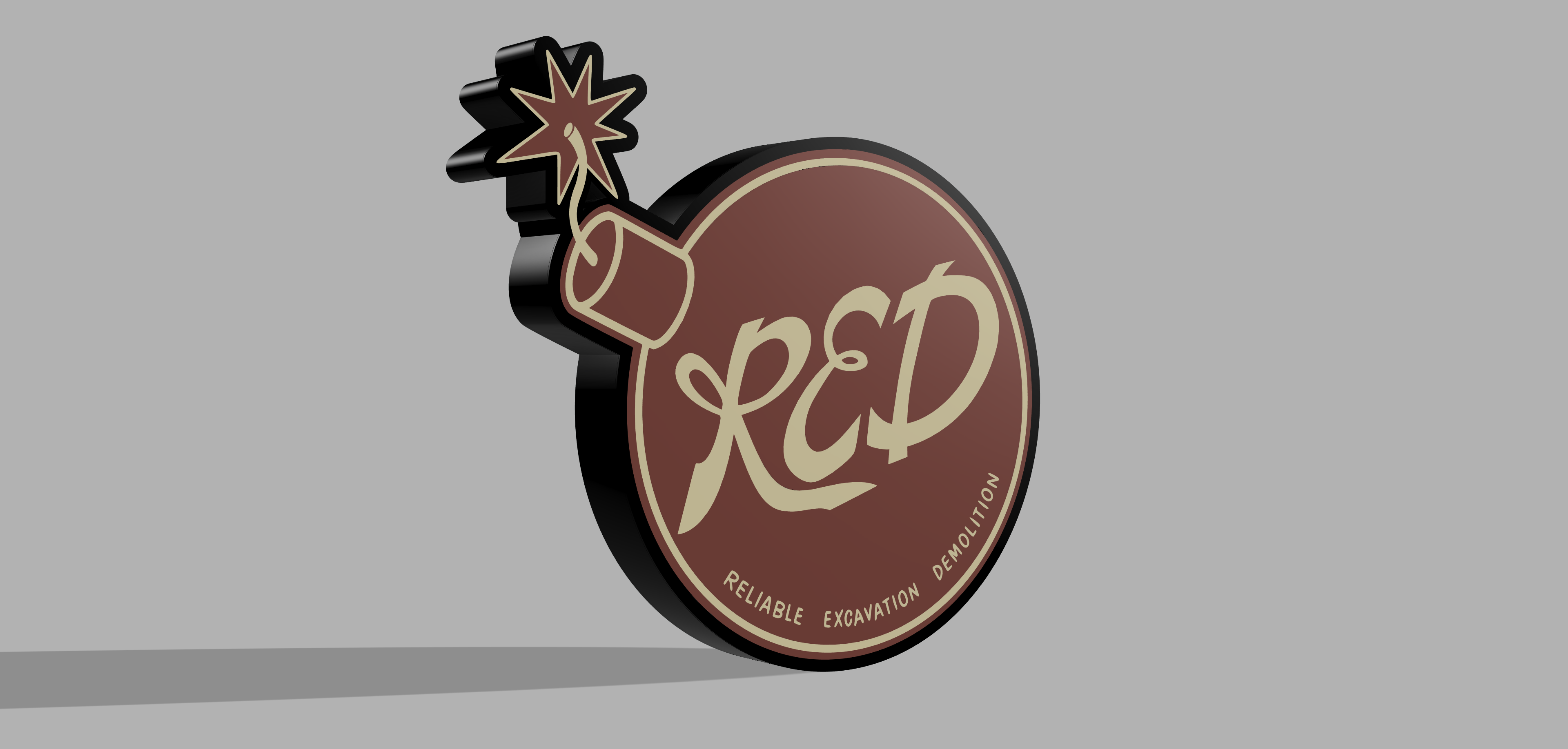 Team Fortress 2 - Red Sign Lightbox by Chris J | Download free STL ...