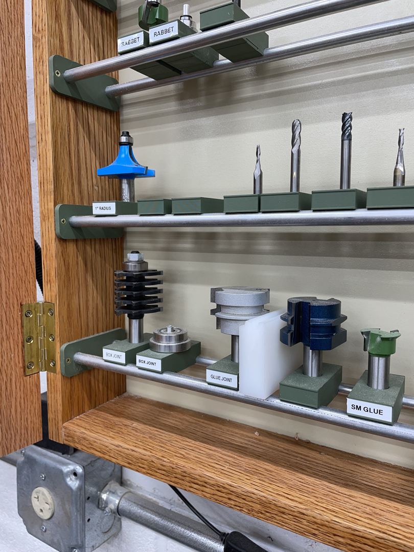 Router Bit Storage Solution By Tspeevack Download Free Stl Model