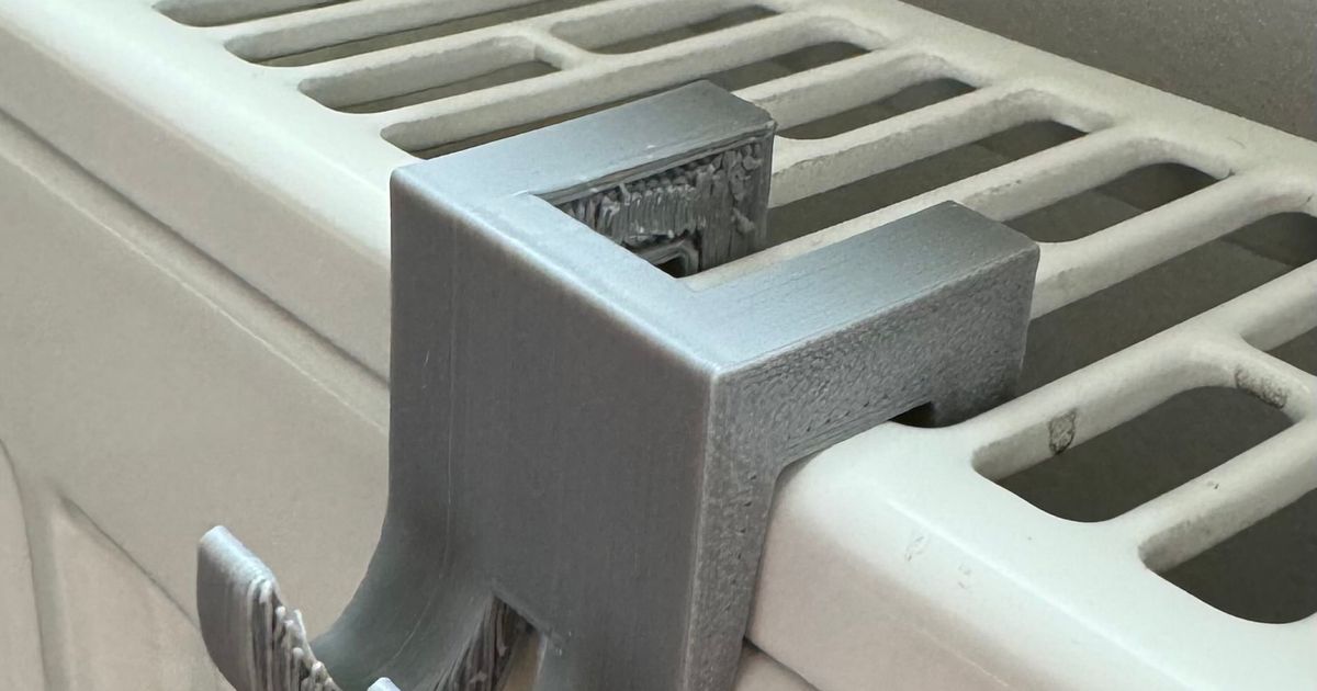 Radiator Hanger v2 by soks! | Download free STL model | Printables.com