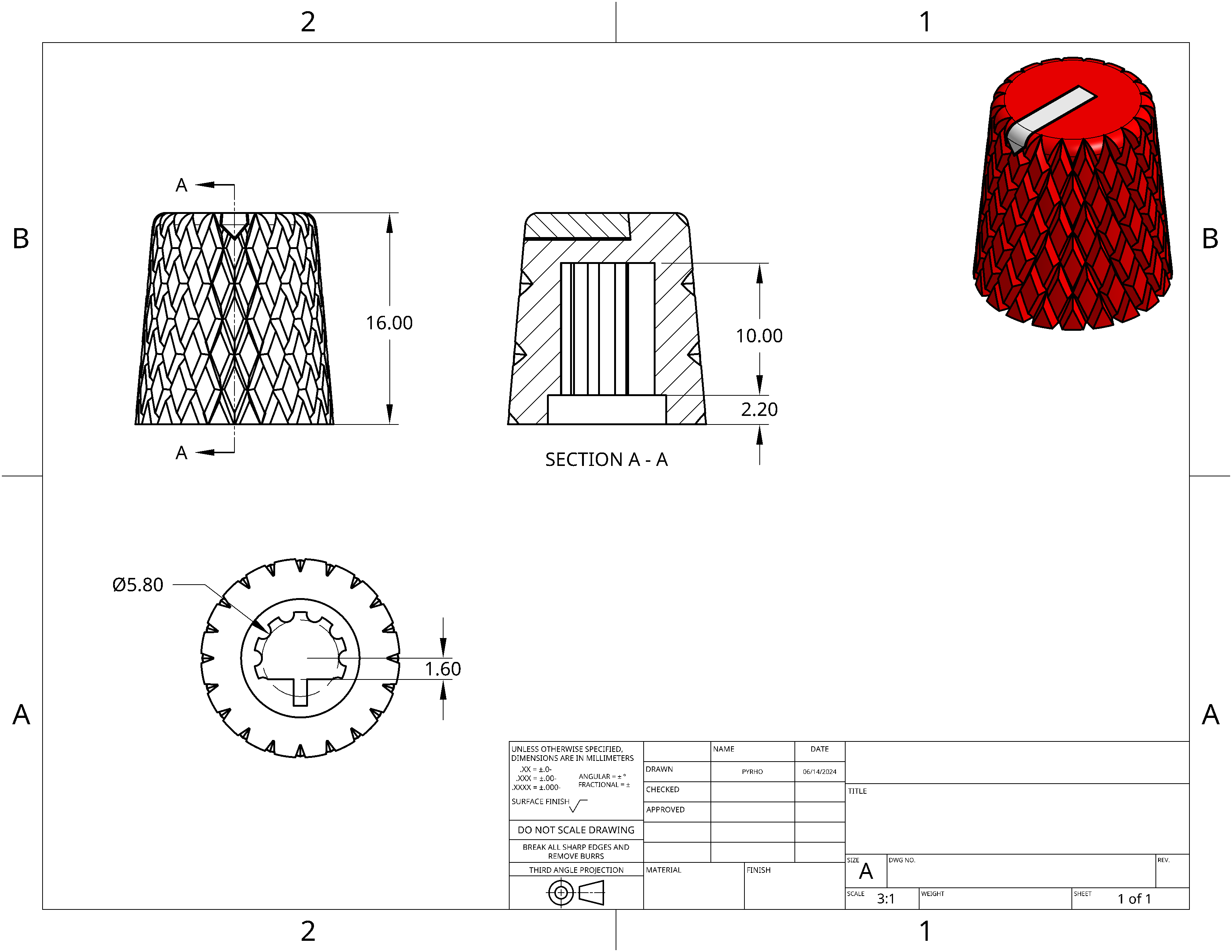 SP 404 MKII Knurled Knob / Potentiometer Cap by pyrho // 25.wf ...