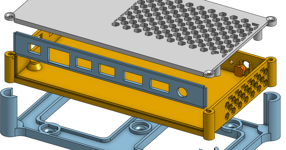 Radxa X2L Case with Wall Mount by pheasant_plucker | Download free STL ...