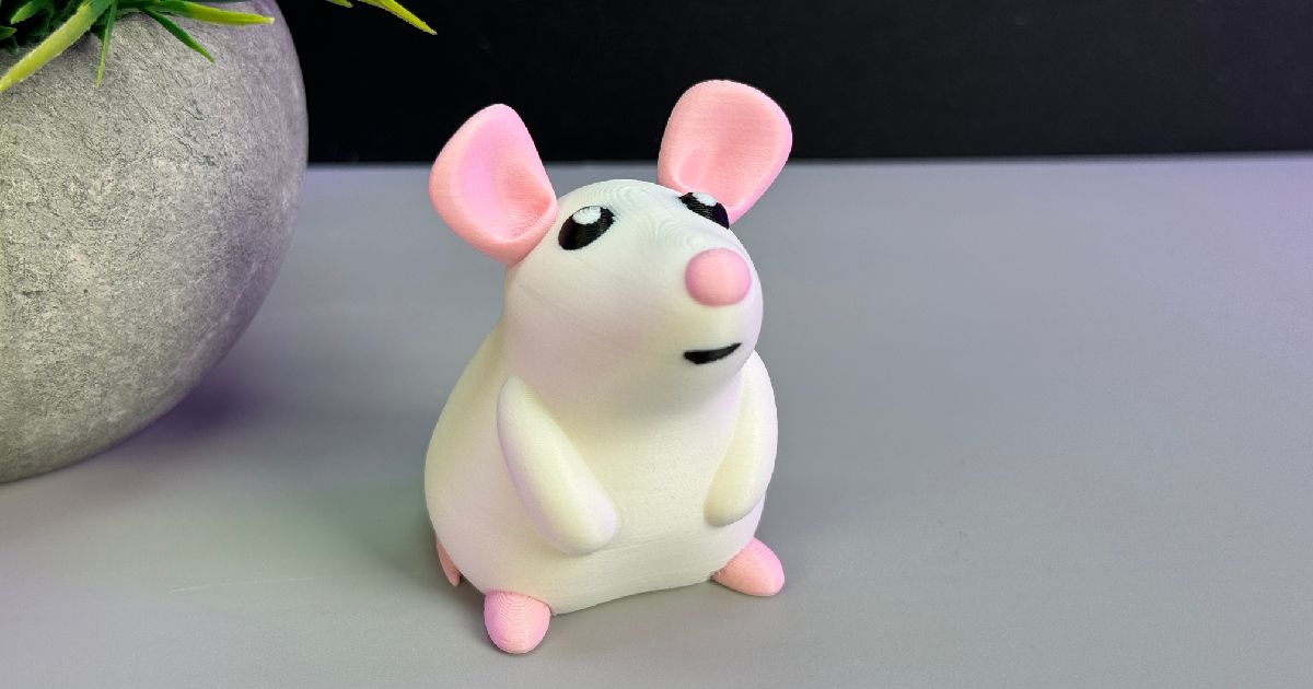 Cute Mouse by 3DPrintyi | Download free STL model | Printables.com