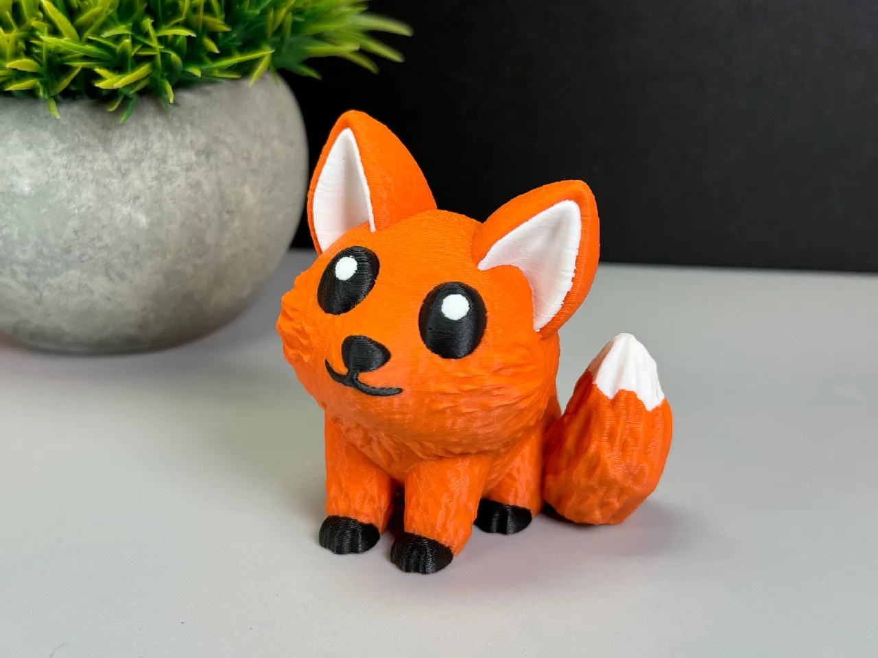 Cute Fox by 3DPrintyi | Download free STL model | Printables.com