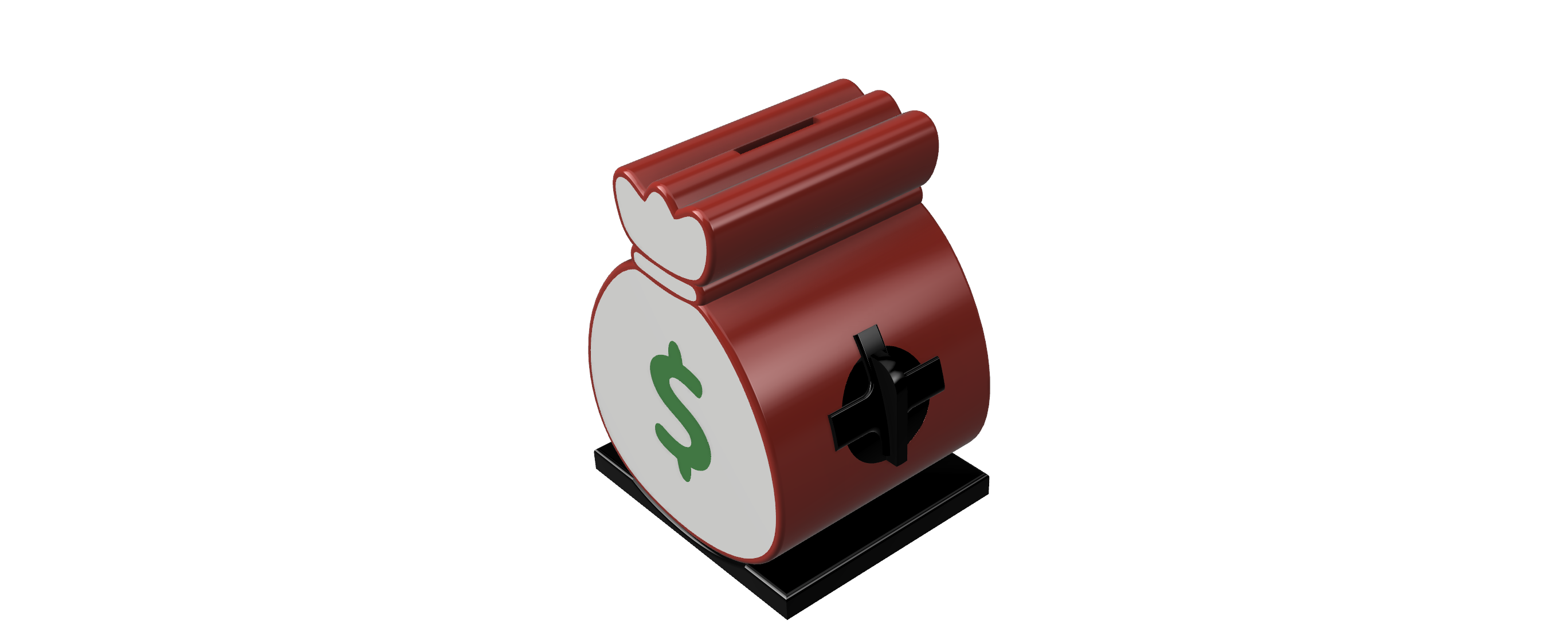 PIGGY BANK Dollar by RIBRAY | Download free STL model | Printables.com