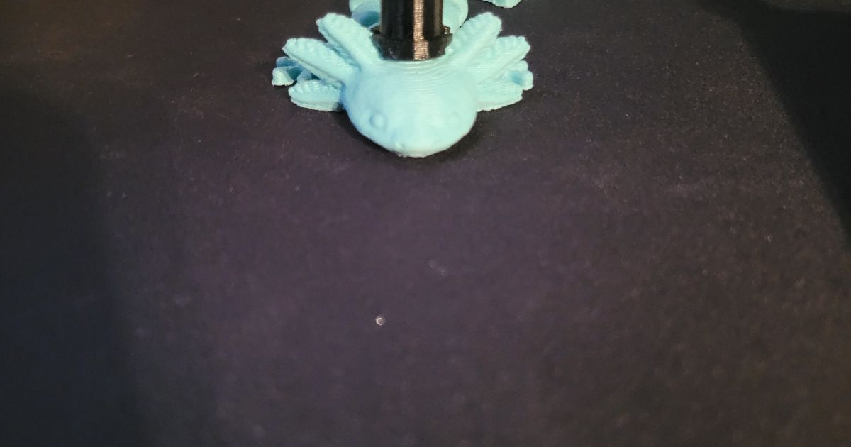 Articulated Axolotl Top Hat by Lotl | Download free STL model ...