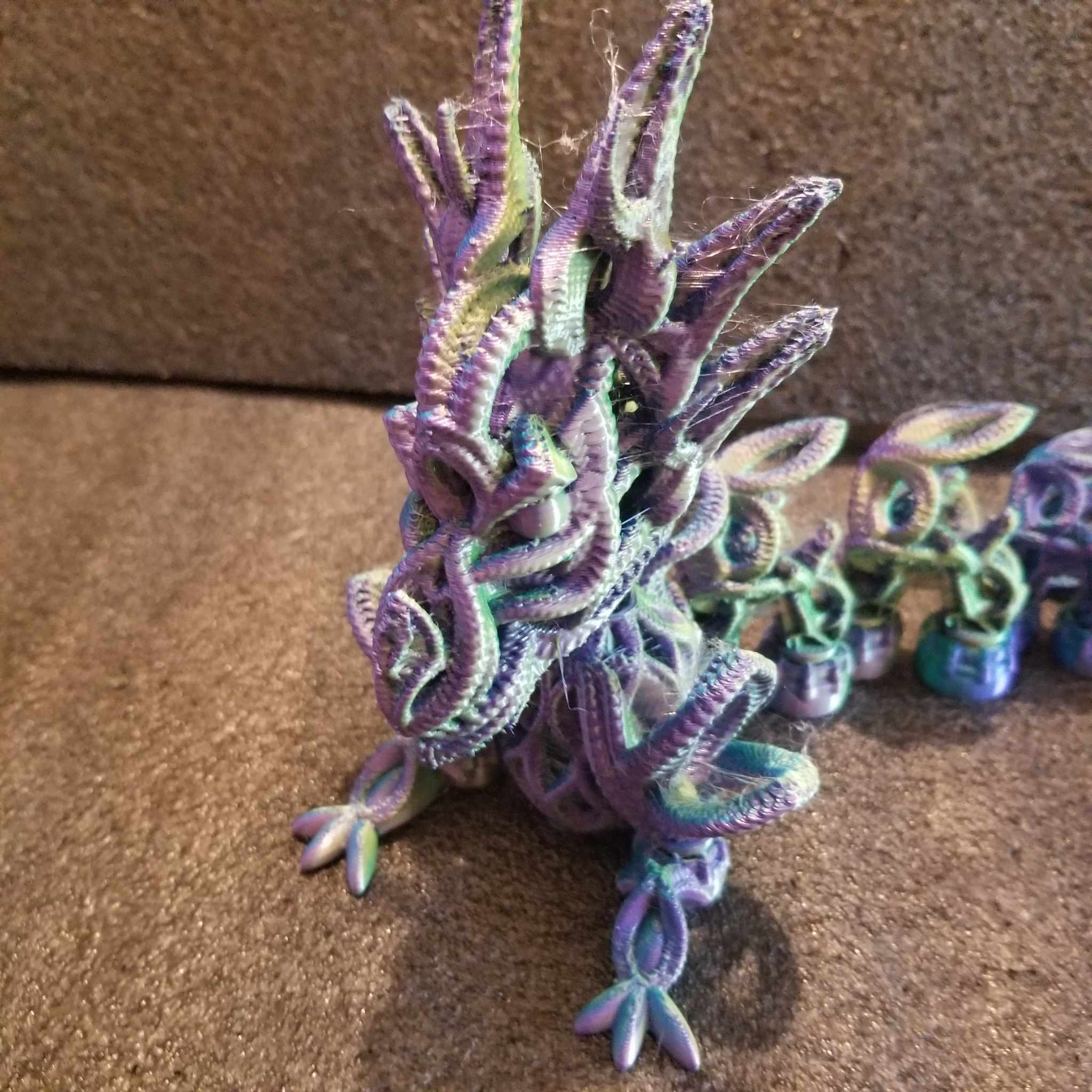 Shakaworld3D Twisted Rope Swivel Link Spinx Articulated Dragon by ...