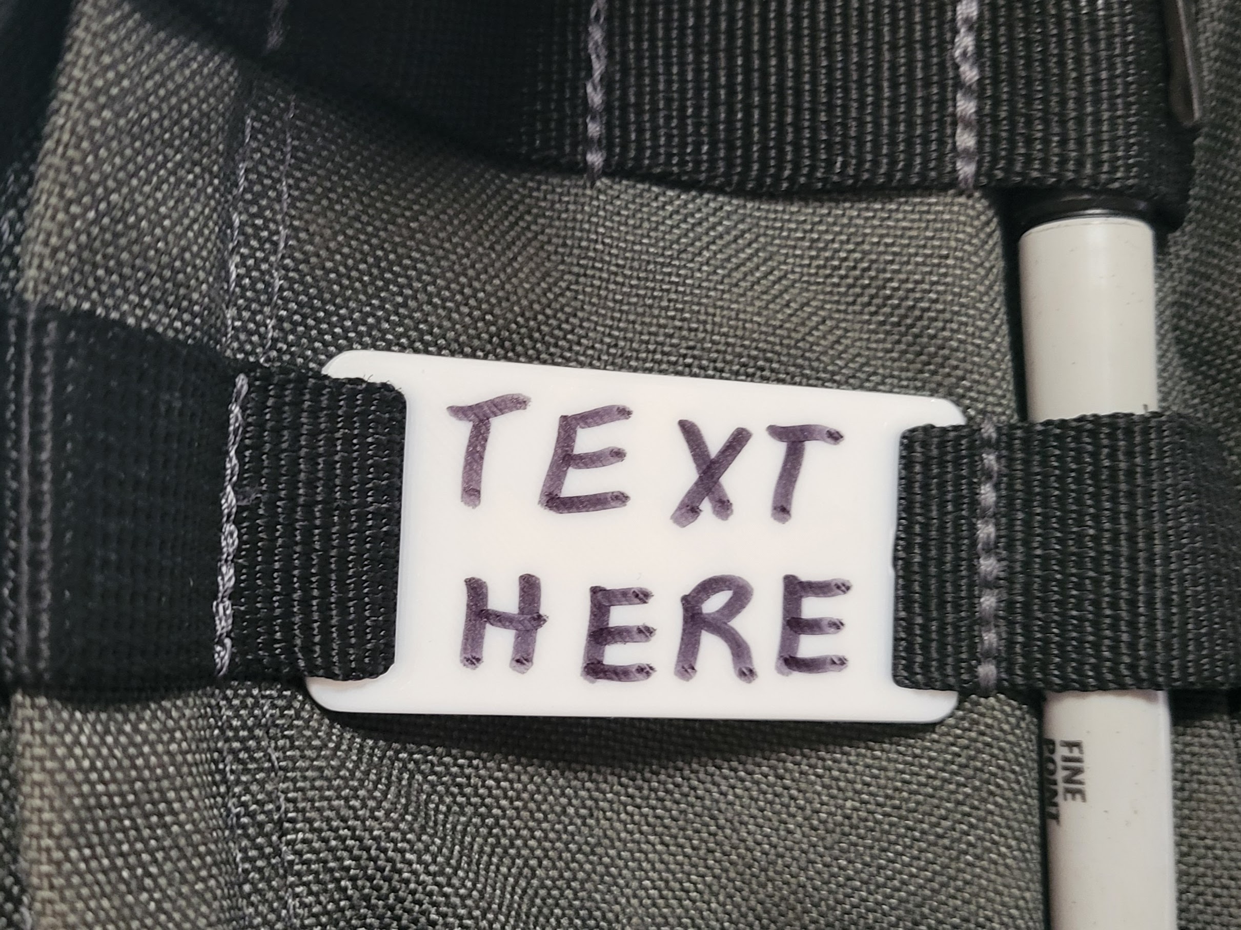 Molle Patch - Blank by Garage_Tinkerer | Download free STL model ...