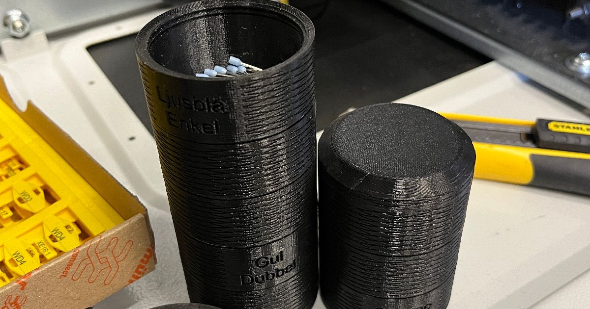 Modular storage tube by Pontus K | Download free STL model | Printables.com