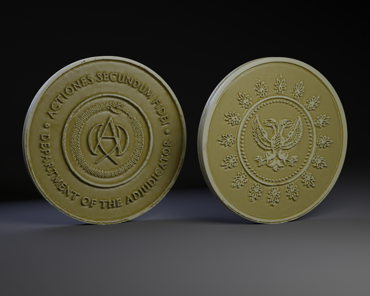 ADJUDICATOR COIN : John Wick by Peter Farell | Download free STL model ...