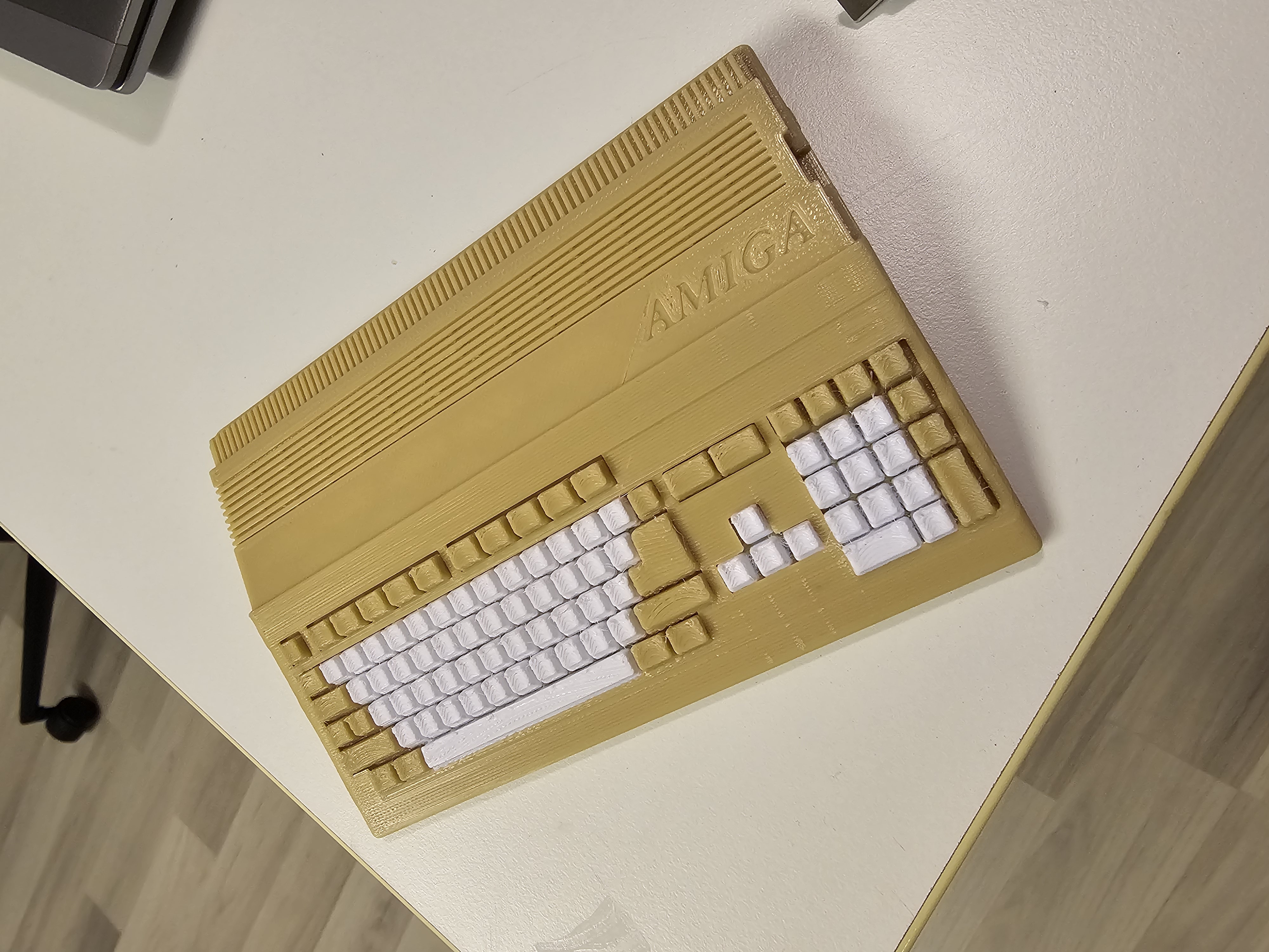Amiga 500 V2 two color ( in 1:3 scale roughly) by Eetu Harjumaa ...