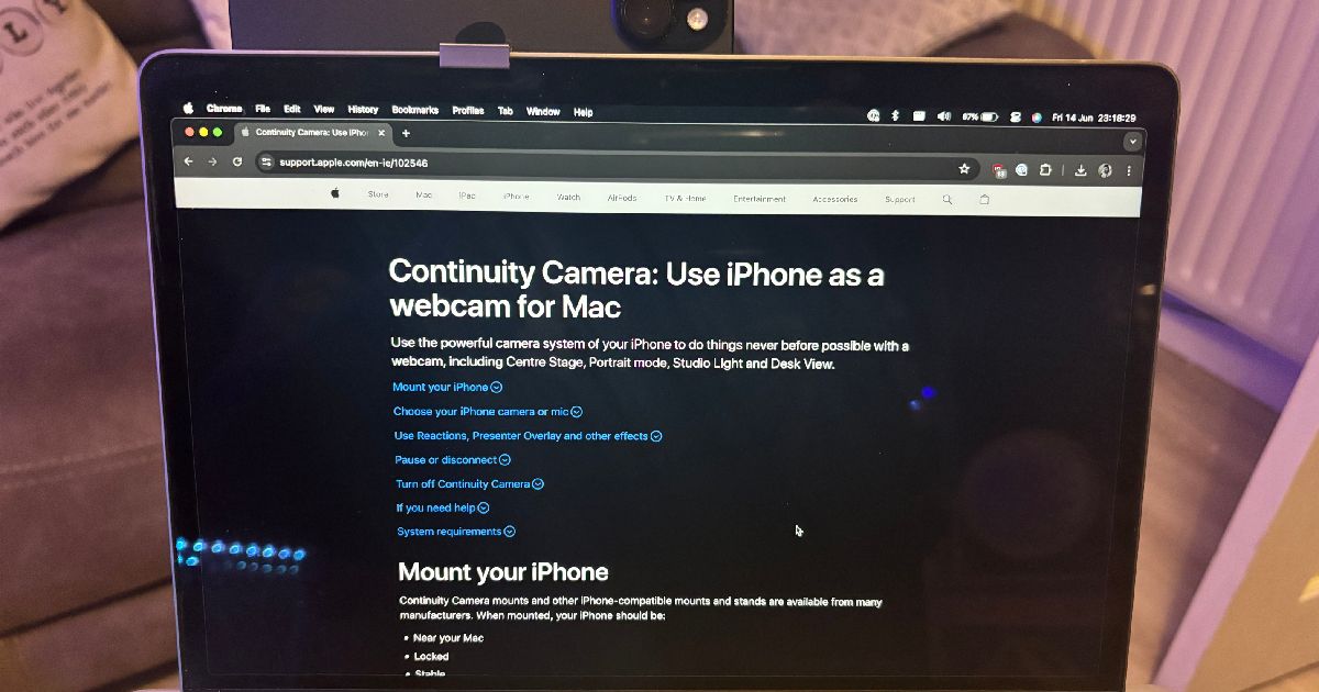 Continuity Clamp - Quick mount for Apple Continuity Camera by KarlIRL ...
