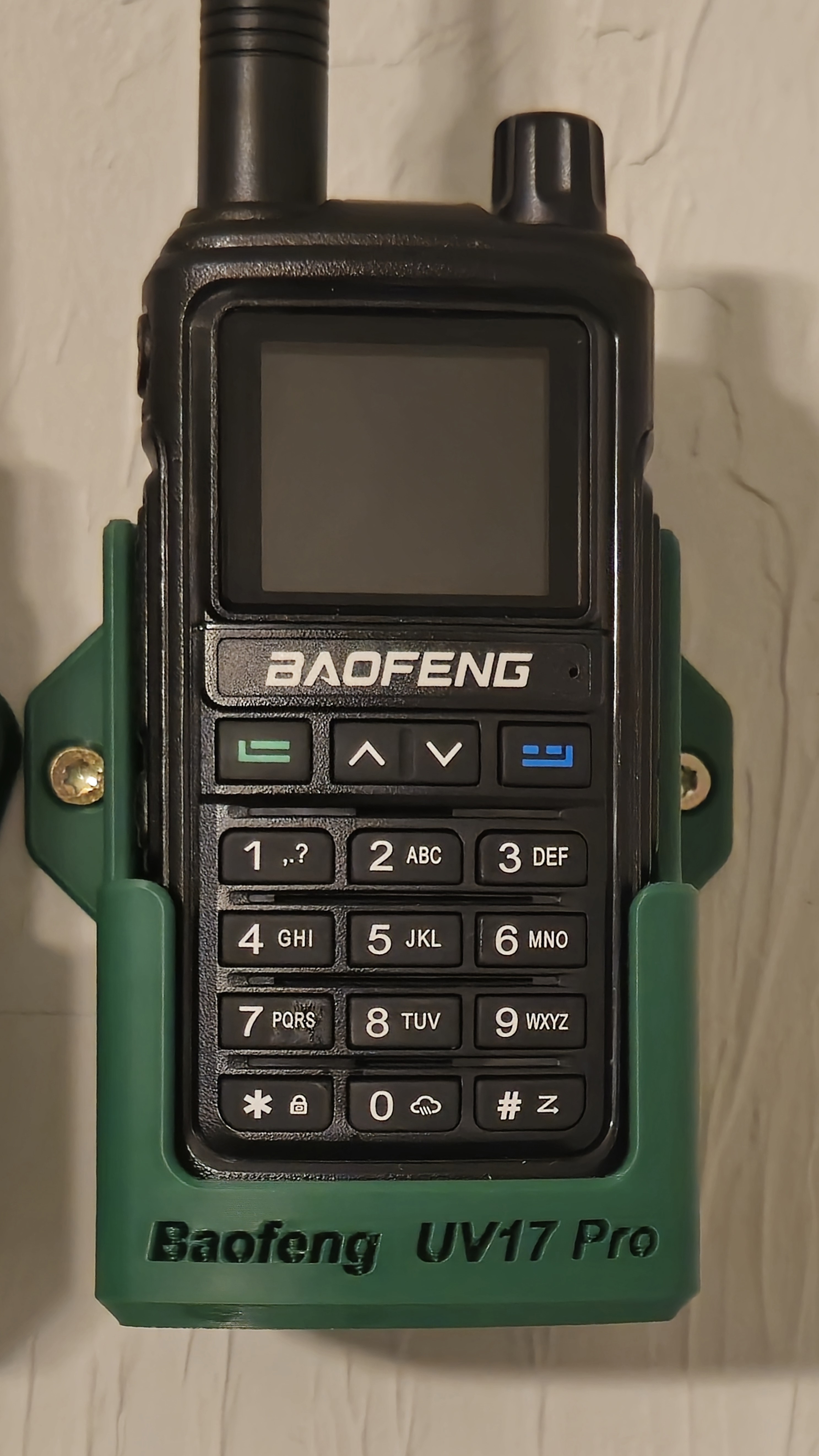Baofeng UV17 wall mount by Anton | Download free STL model | Printables.com